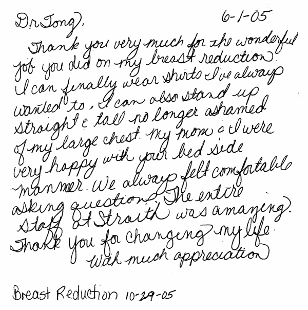 Patient Testimonials for Dr Lawrence Tong in Toronto Ontario